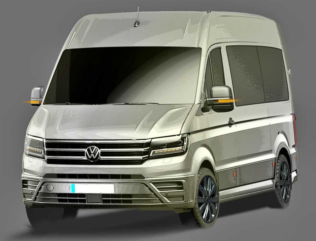Volkswagen Crafter po liftingu .Zmiany? zupełnie nowa kabina - Magazyn auto
