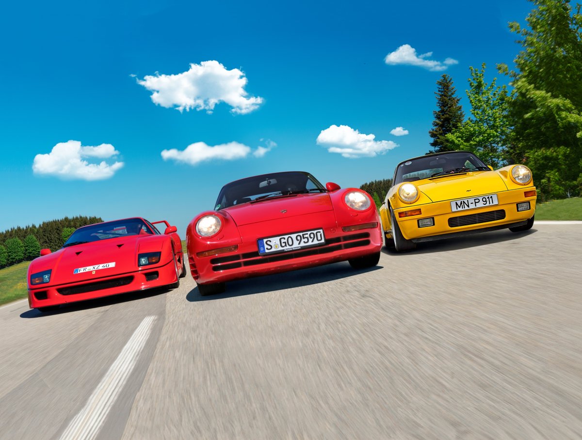 Ferrari F40, Porsche 959 i Ruf CTR – sportowe ikony lat 80. - Magazyn auto
